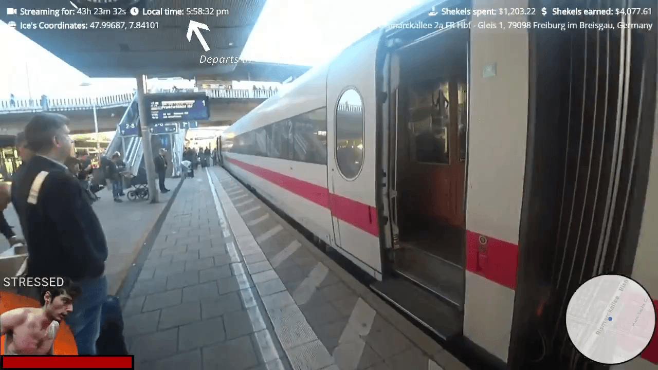 Ice jumps onto the wrong train, without any ticket, going the wrong ...